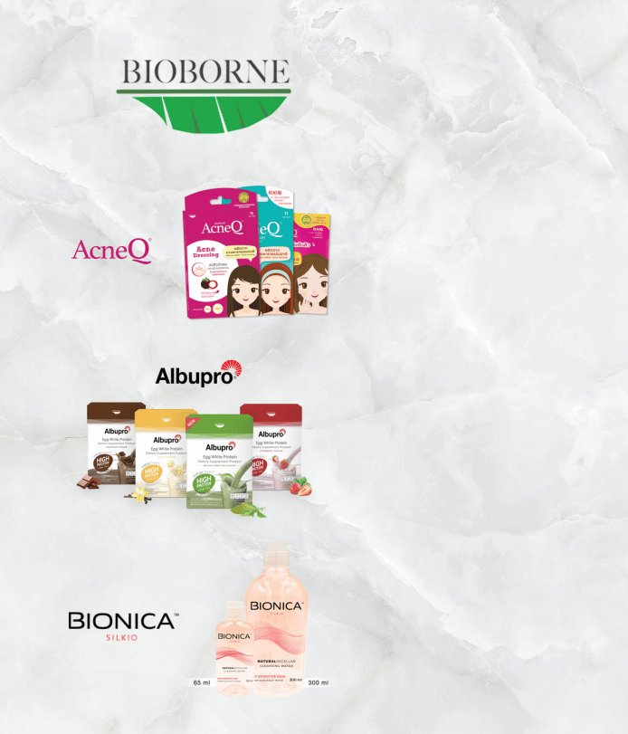 Bioborne ผู้นำด้านผลิตภัณฑ์สุขภาพและความงาม